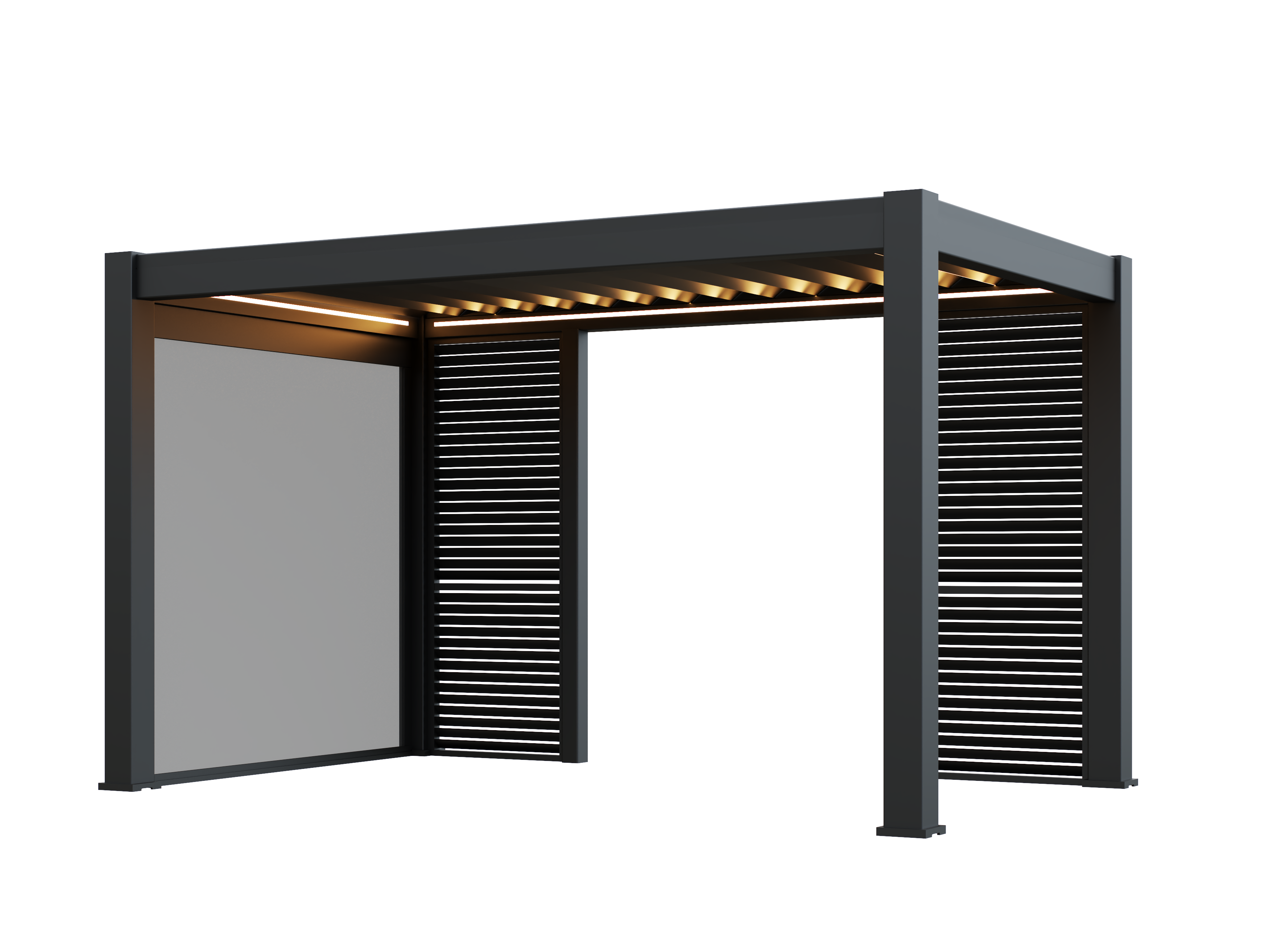 3m x 3m Aluminium Pergolas | Modern Garden Pergolas UK – PergoLIFE