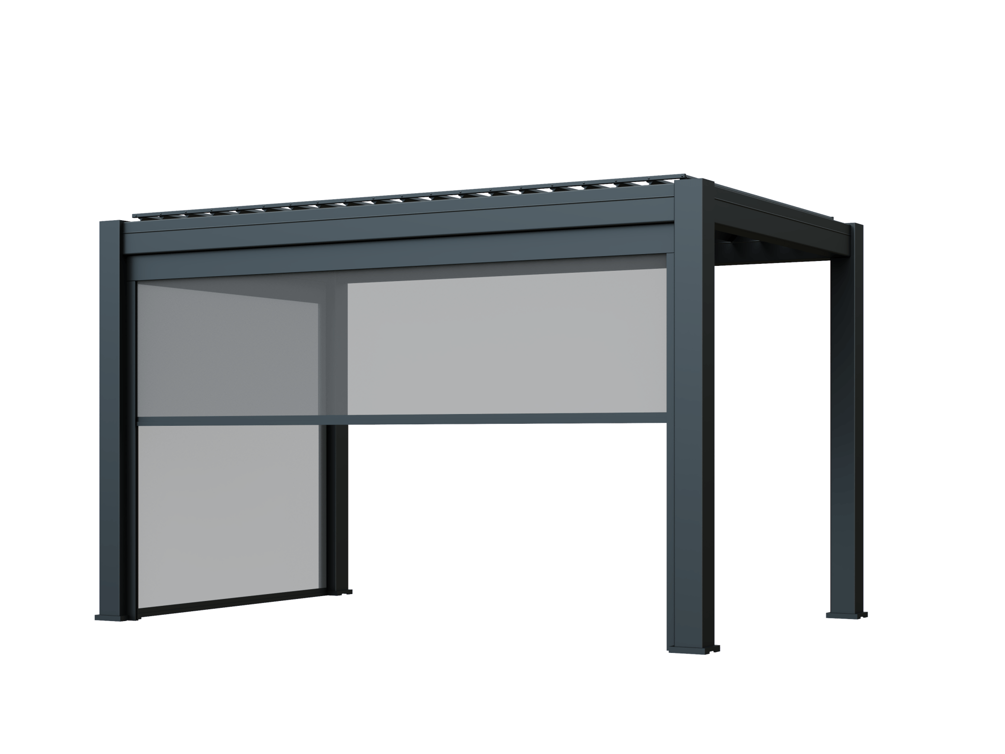 Lykke Aluminium Pergola 3m x 4m Anthracite Grey – PergoLIFE